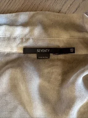 Seventy | Dresses | Seventy Silk Collar Dress | Poshmark